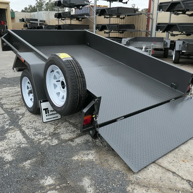 8x5 Golf Buggy Manual Tipper Trailer with 2ft Cage for Sale Wagga Wagga