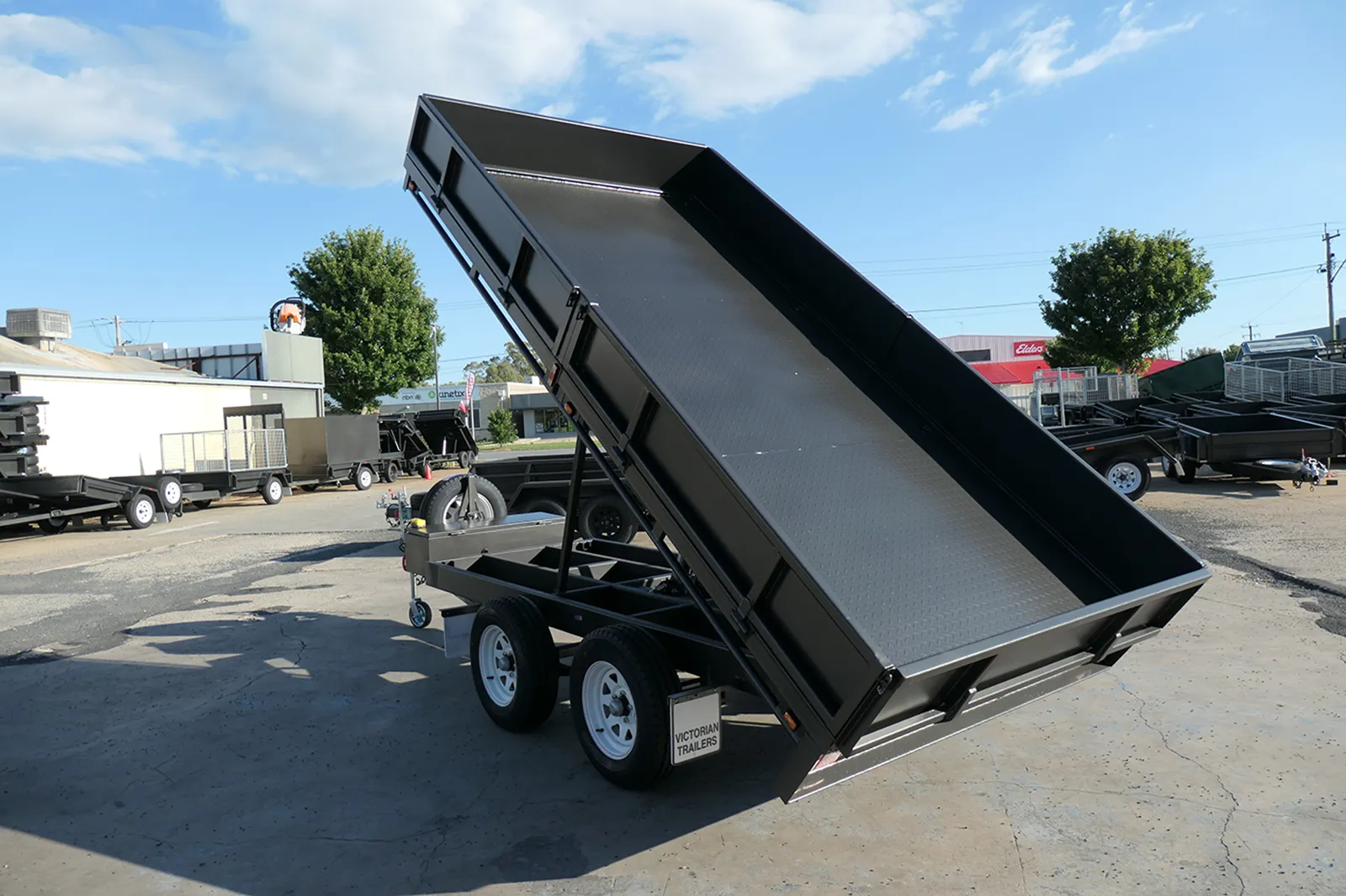 12x6 Heavy Duty Flat Top Tipper Trailer for Sale Wagga Wagga NSW