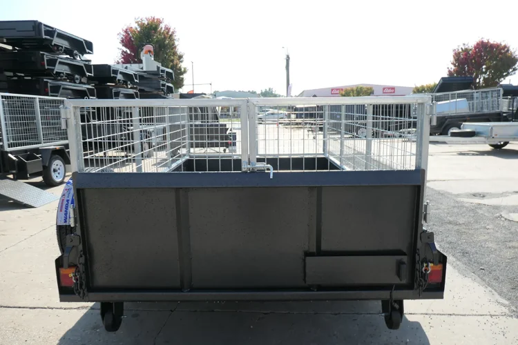 8x5 Golf Buggy Manual Tipper Trailer with 2ft Cage for Sale Wagga Wagga