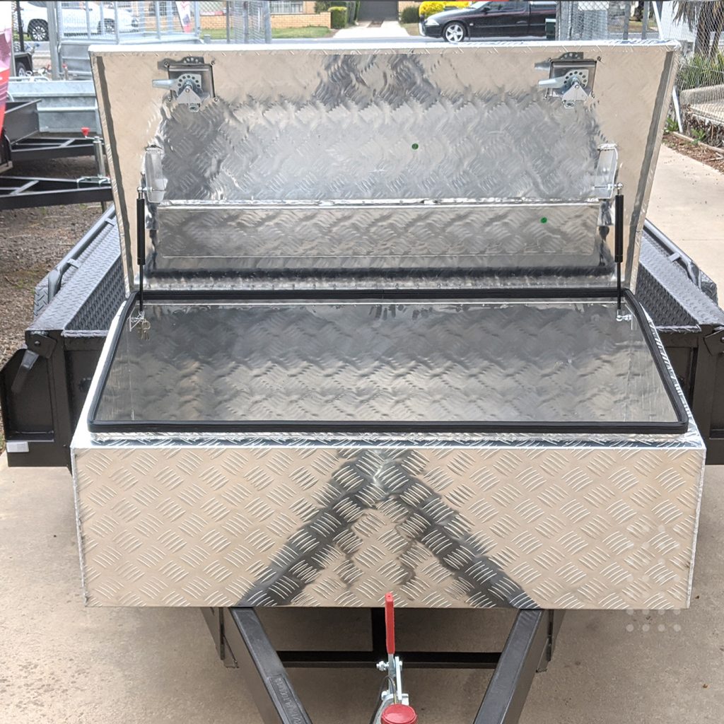 Tilt Box – Ute / Trailers Storage Aluminium Toolbox For Sale